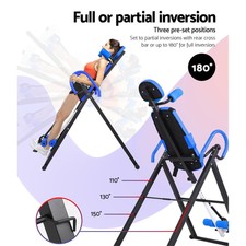 Everfit Foldable Inverter Table for Fitness - Black/Blue for sale ...