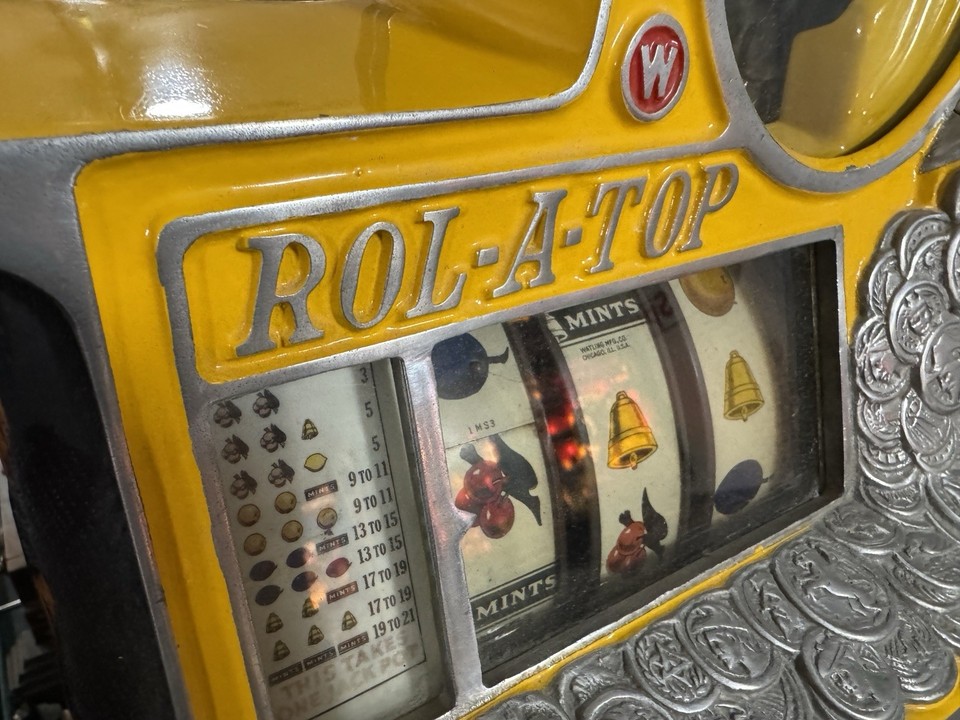 Watling Rol-A-Top Nickel Vintage Slot Machine | eBay