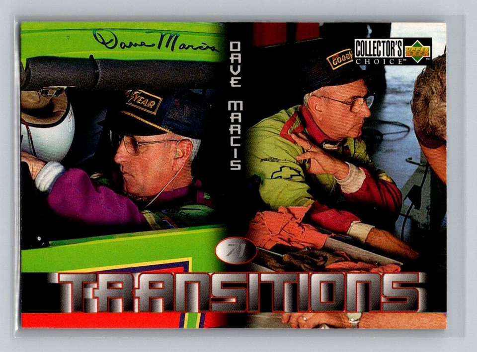 Dave Marcis #153 1997 Collector's Choice Marcis Auto Racing | eBay