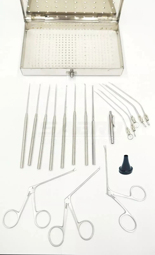 Myringotomy Instruments Set For ENT Myringoplasty Surgical Instrument ...