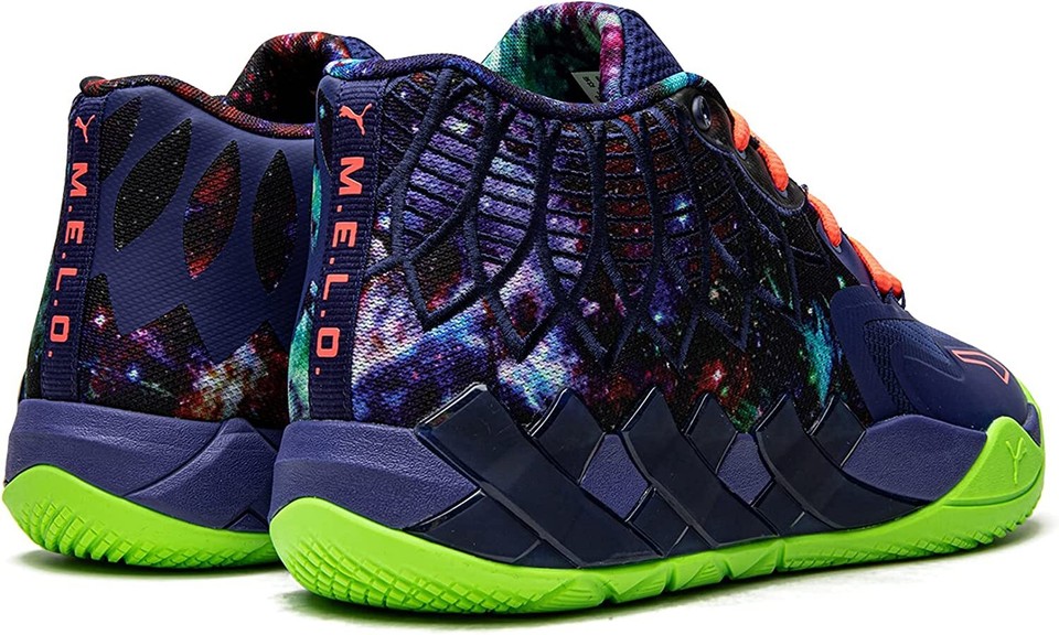 Puma MB.01 Galaxy Lamelo Ball Elektro Blue Green 376677 07 Basketball ...