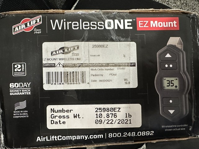 Air Suspension Compressor Kit Air Lift 25980EZ for sale online | eBay