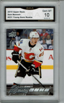 2015 Sam Bennett Upper Deck Young Guns Rookie Gem Mint 10 #231 | eBay