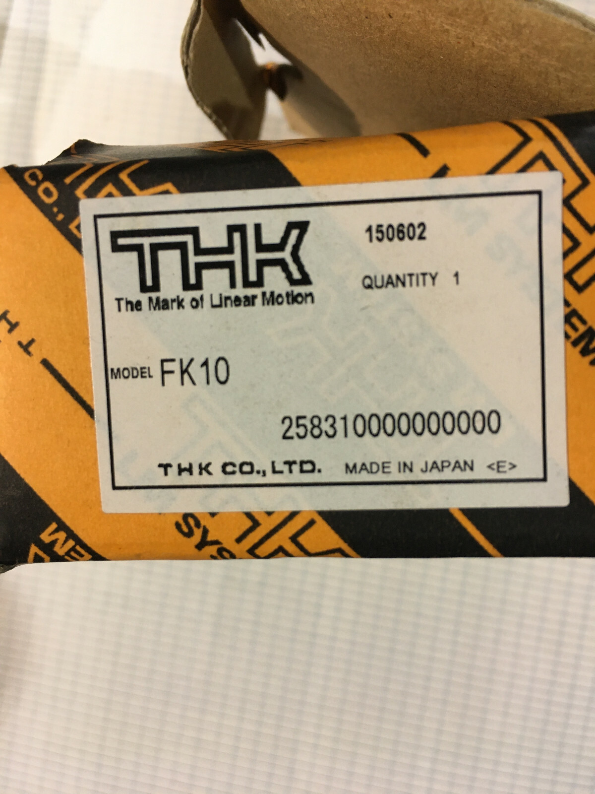 THK FK10 450mm Fixed Side Round Type Model Ball Screw Support Units | eBay