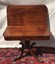 19TH C CLASSICAL FEDERAL ANTIQUE GAME / CARD TABLE CONSOLE ~ ISAAC VOSE ...