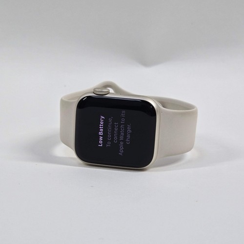 GPS Only Apple Watch SE 2nd Gen 40MM Starlight Aluminum Starlight Sport ...