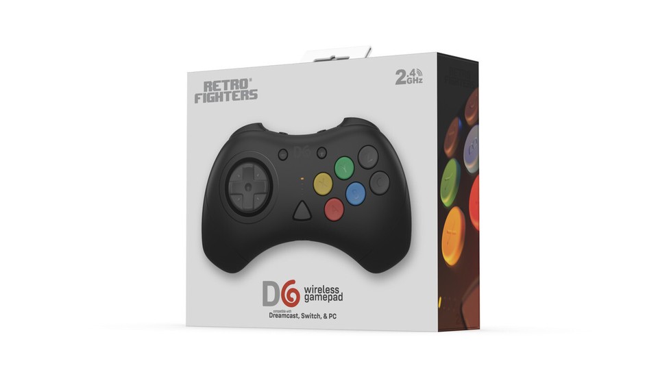 D6 Dreamcast Wireless Controller for Switch/PC/Dreamcast - Retro ...