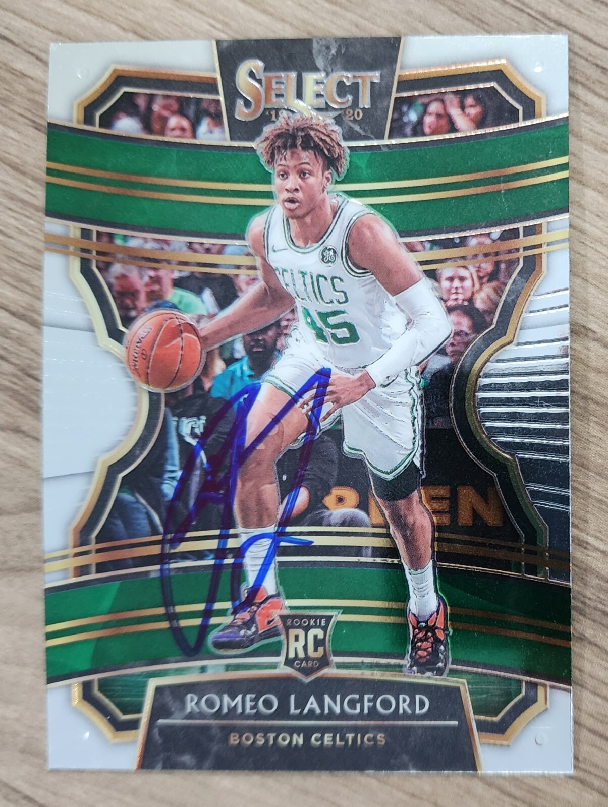 Romeo Langford Signed 2019-20 Select Rookie Card #31 Boston Celtics ...