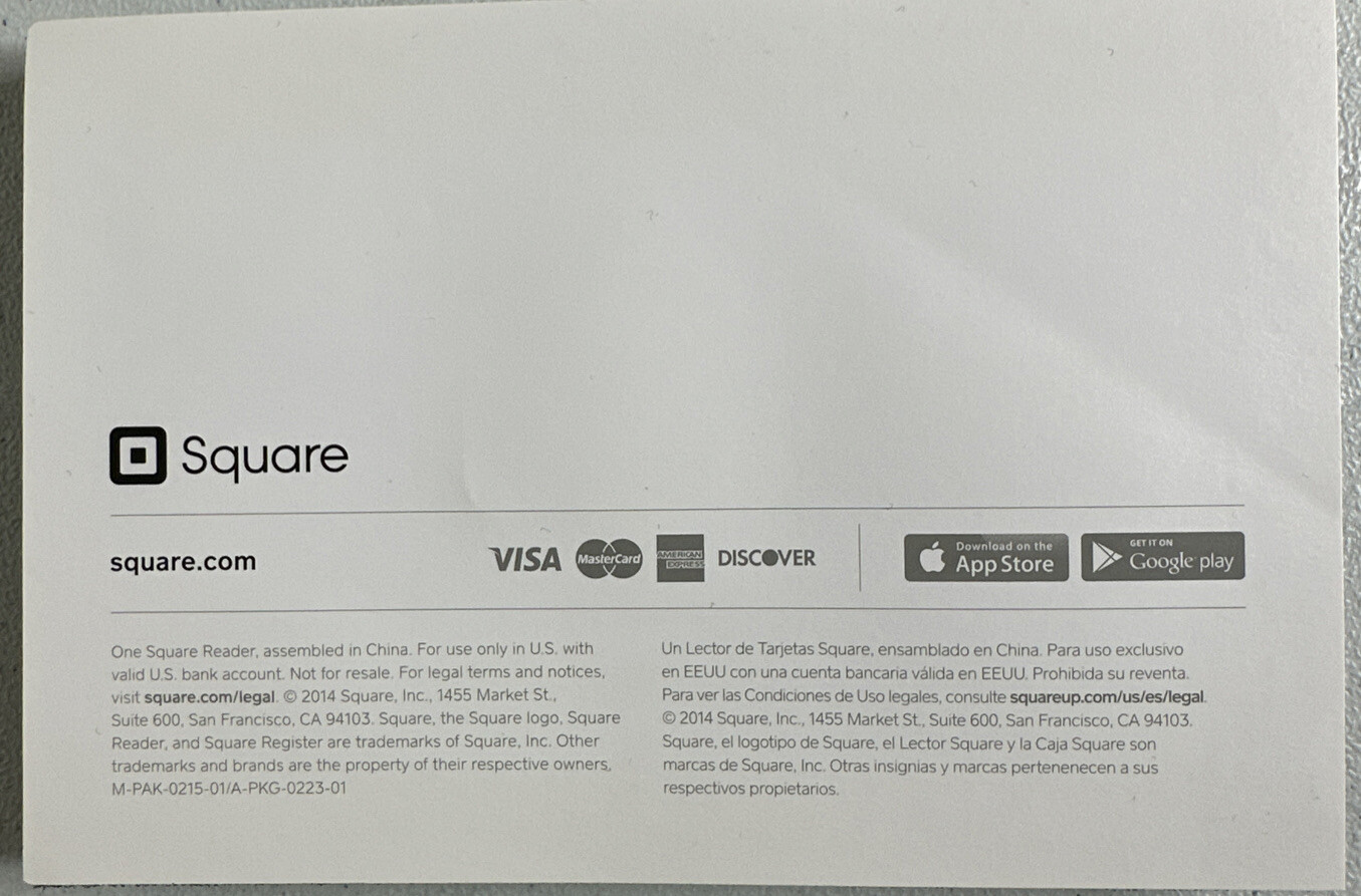 Square Credit Card Reader for Iphones and Androids & iPads | eBay
