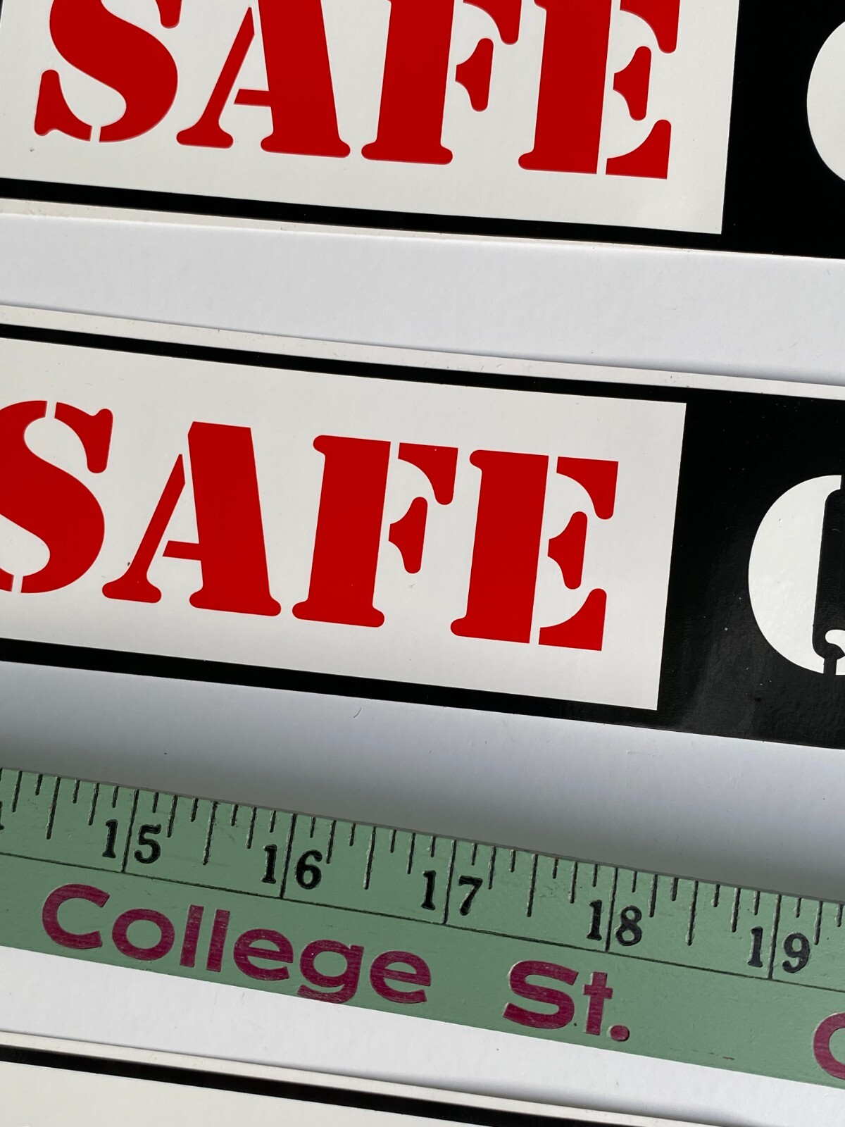 3 Unused Auto Racing Vintage Vinyl Decals "SAFE QUIP" 1990's | eBay