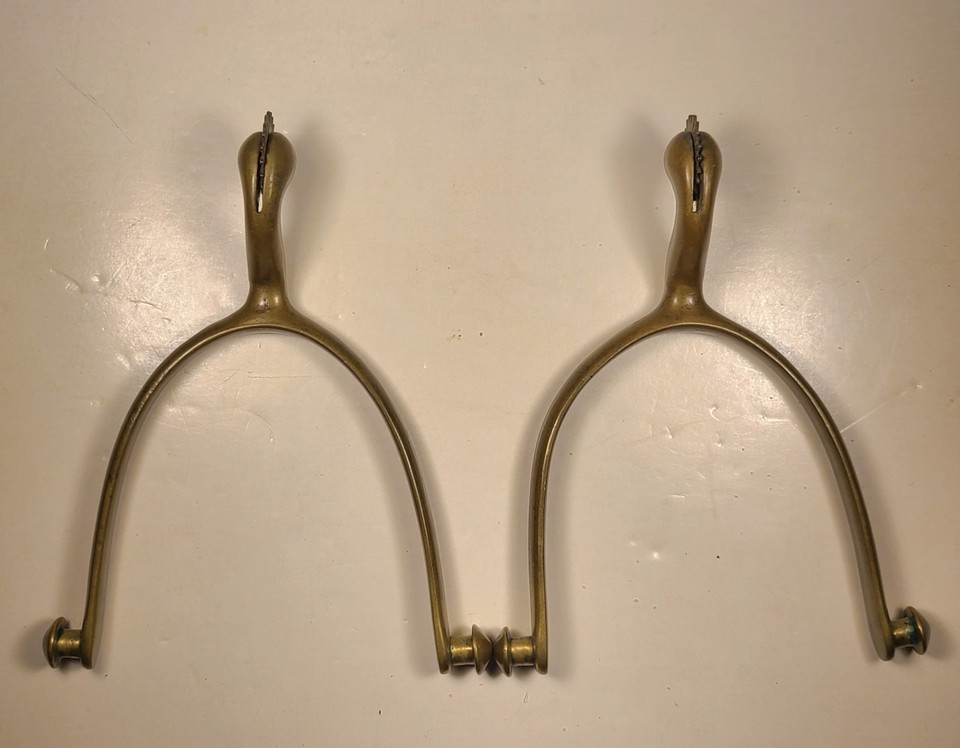 1888 Original US Army Officers Spurs with Straps | eBay