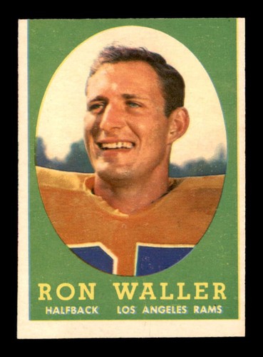 1958 Topps #72 Ron Waller VG/VGEX X2586078 | eBay