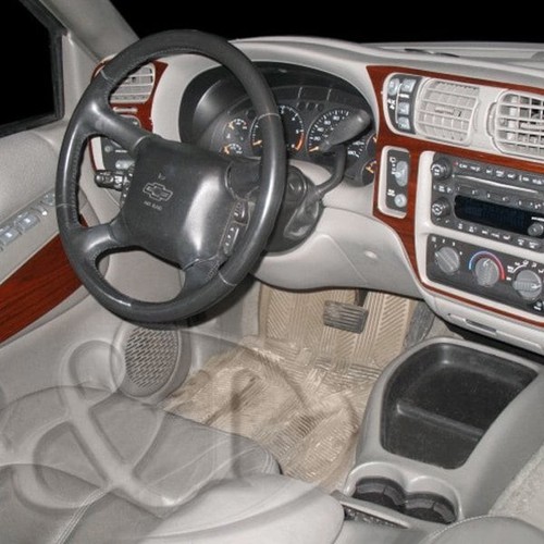 For Chevy S10 1998-2004 B&I WD217E-SRW 2D Rosewood Large Dash Kit 18 ...