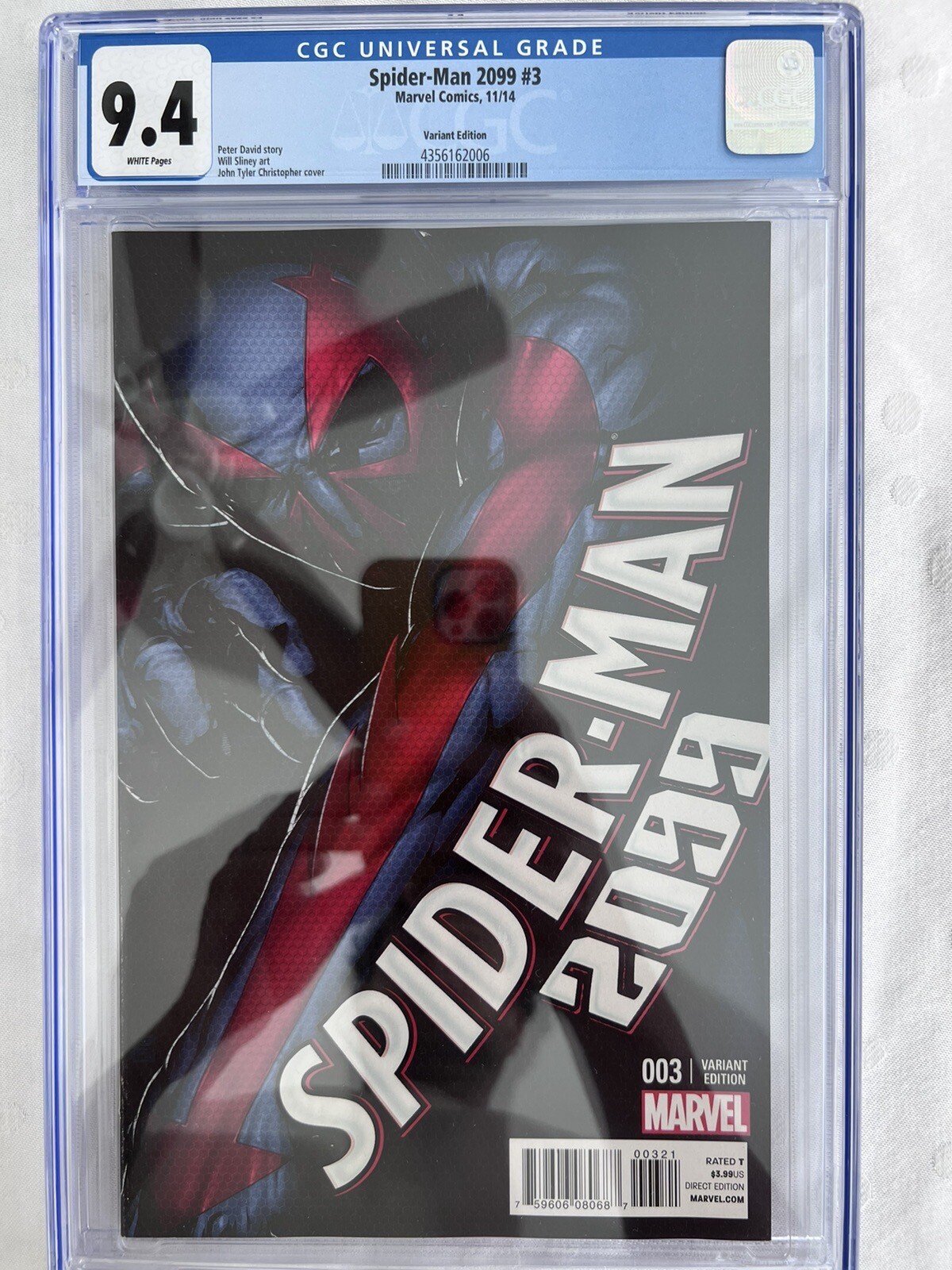Spider-Man 2099 #3 (2014) CGC 9.4 JTC 1:25 Spider-verse HTF NO NEWTON RINGS | eBay