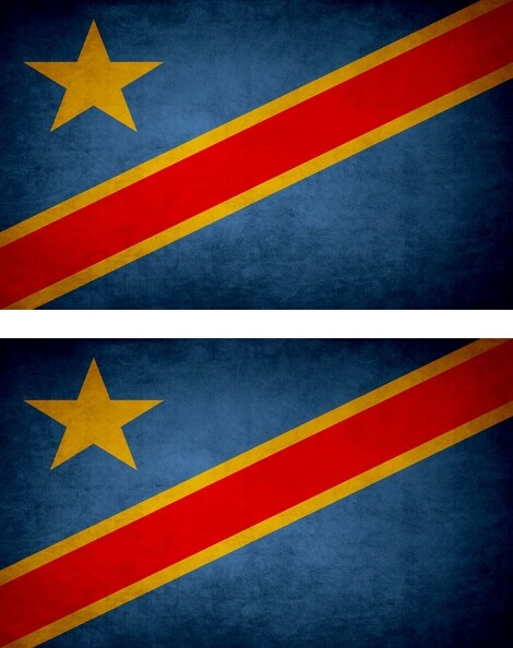 2X Vintage Distressed Flag Sticker CGO Congo DRC | eBay