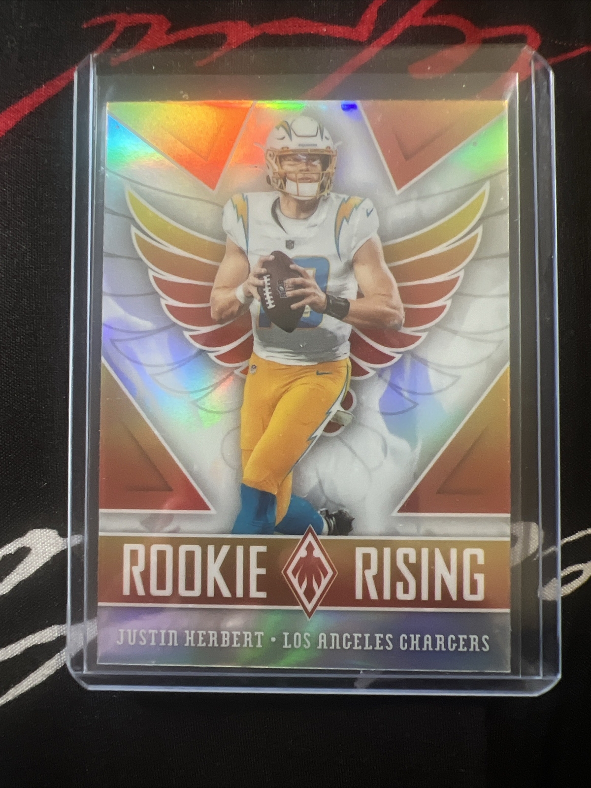 2020 Panini Phoenix - Rookie Rising Red #RR-3 Justin Herbert (RC) | eBay