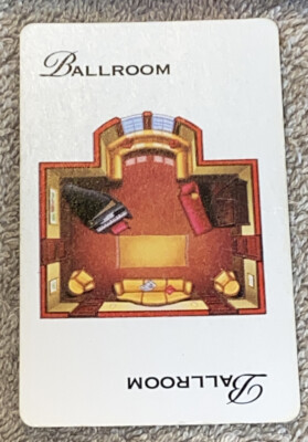 CLUE The Classic Detective Board Game REPLACEMENT PART- Ballroom Card ...