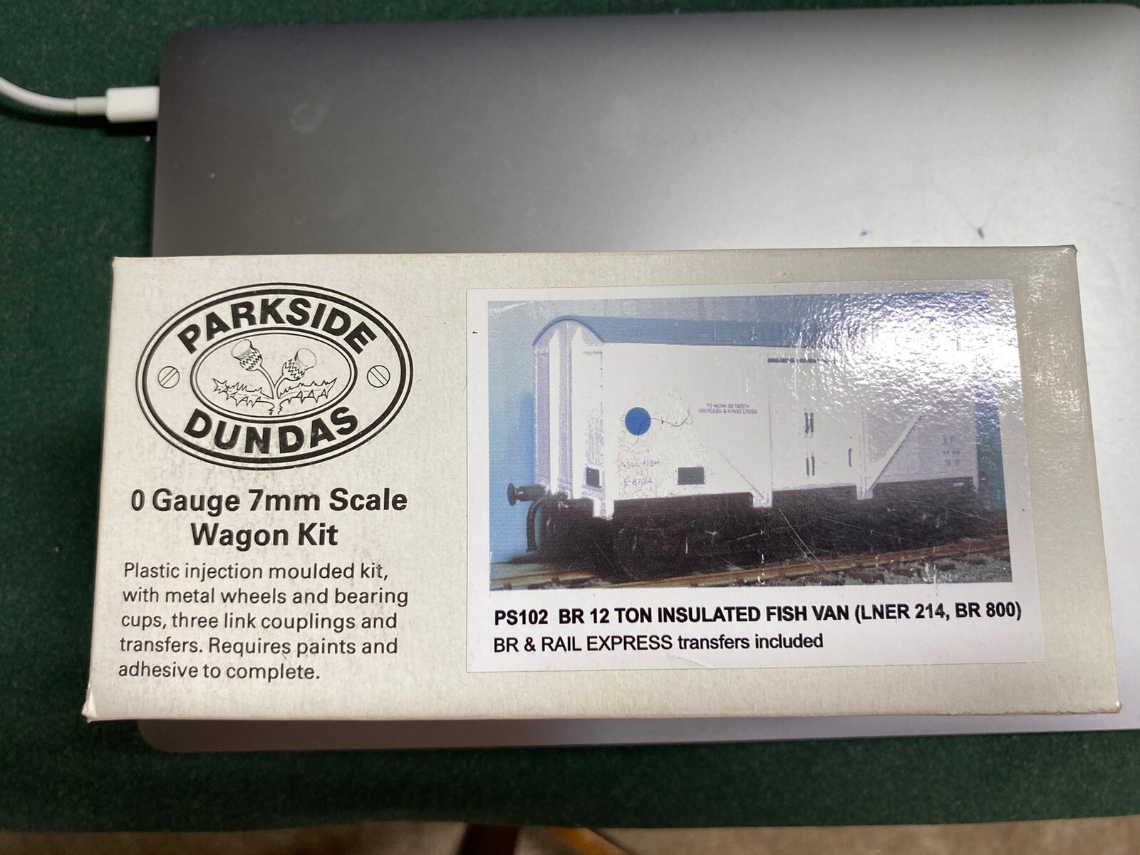 Parkside Dundas 7mm O Gauge PS102 BR 12 Ton Insulated Fish Van Kit | eBay
