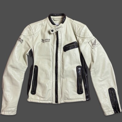 Gas Honda Jeans Team Repsol Leather Jacket Sz M | eBay