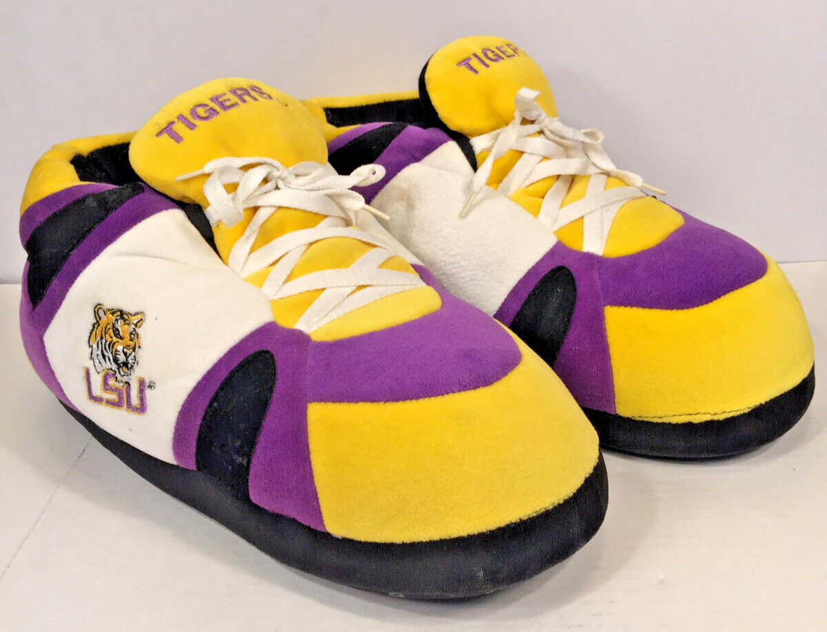 LSU Tigers Original Comfy Feet Sneaker Slippers House Shoes - Size 10 ...