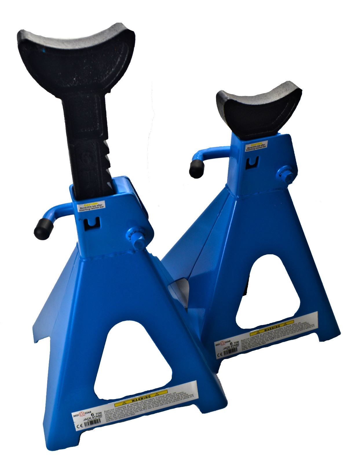 Axle Stands 2 x 6 Ton Tonne Heavy Duty Car Van Vehicle Stand Lift Jack ...