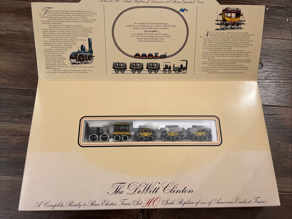 Bachmann Trains The DeWitt Clinton Ready-to-Run HO Train Set ...