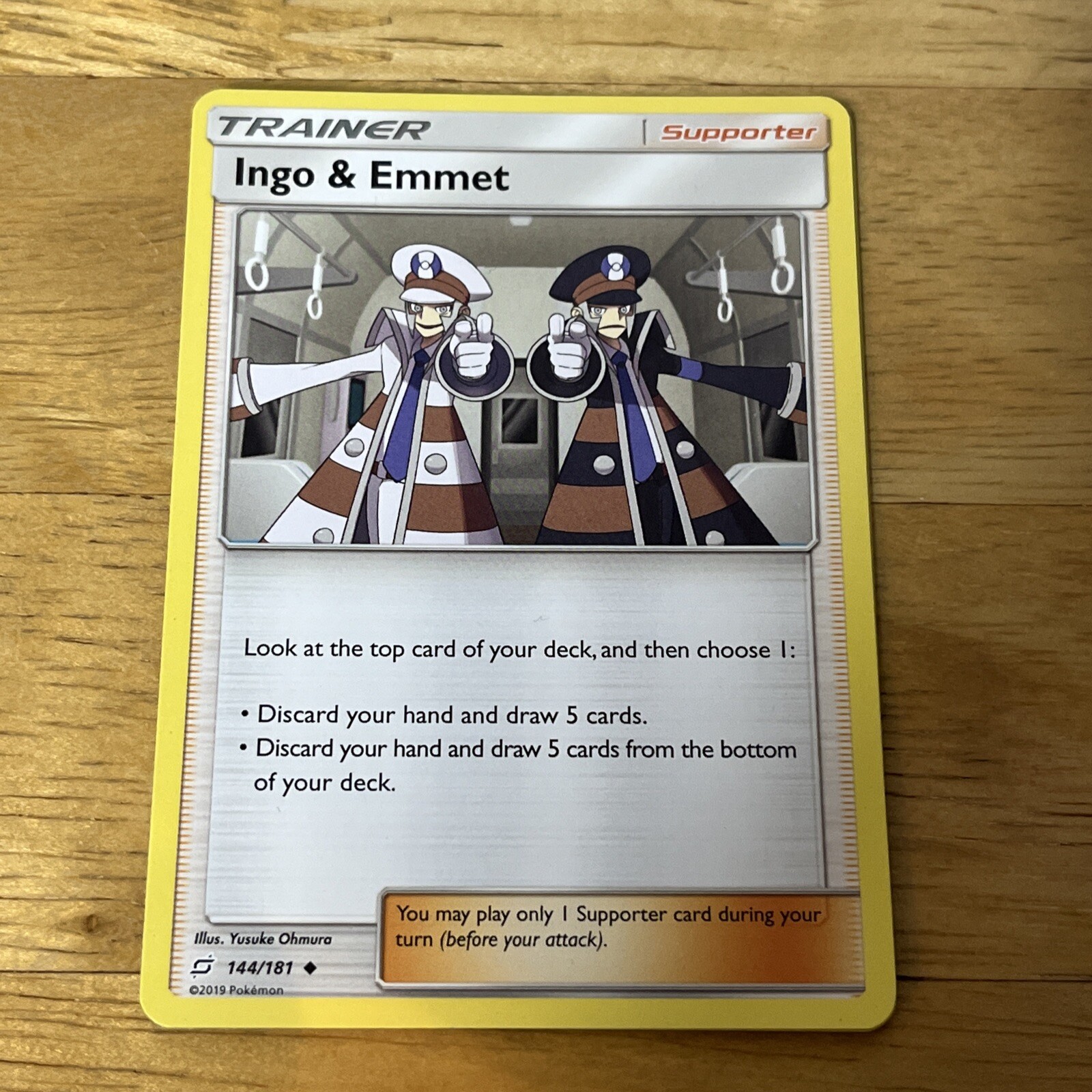 POKEMON 4X INGO & EMMET 144/181 UNCOMMON NM CARD TEAM UP | eBay