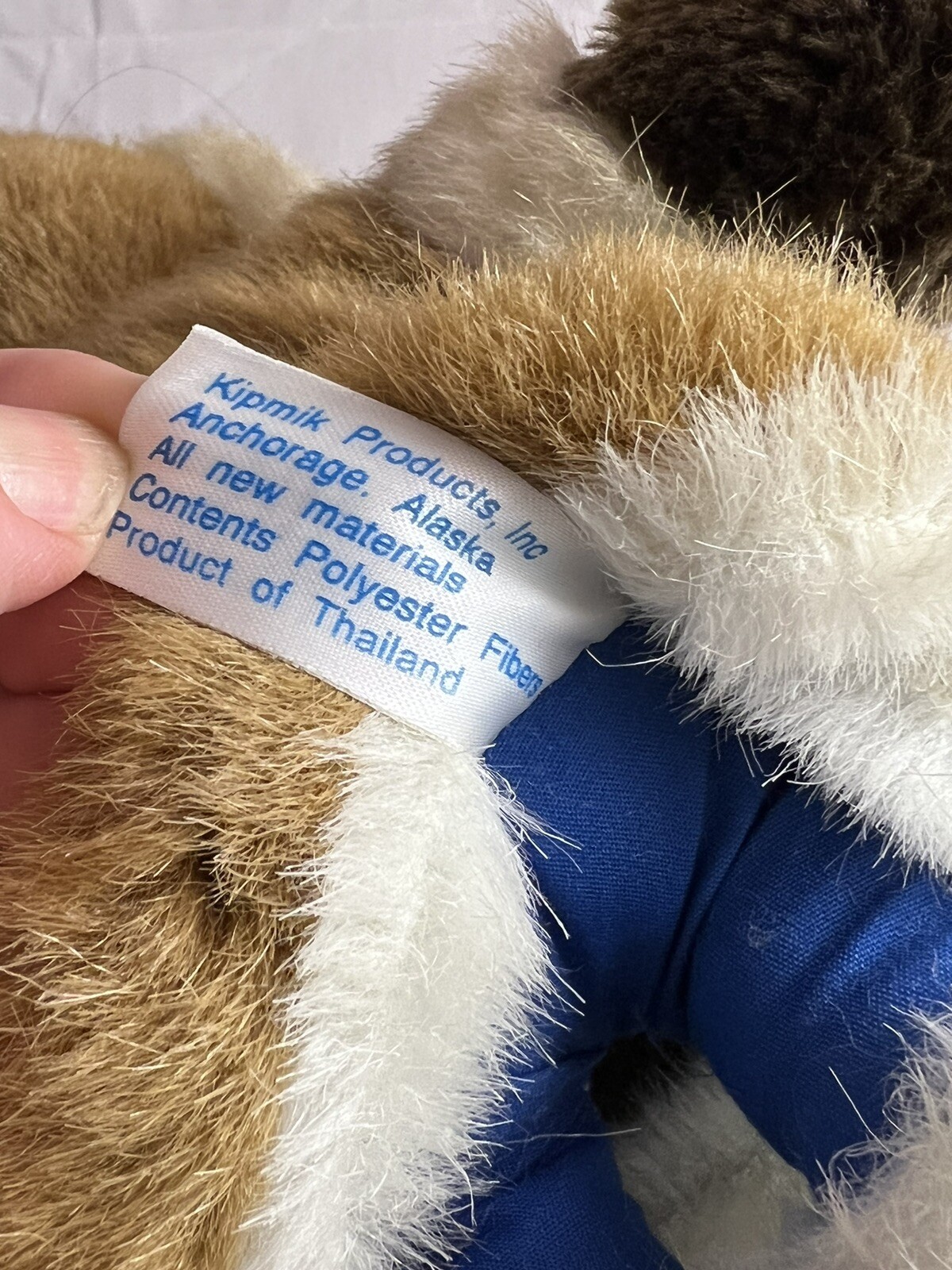 Kipmik Anchorage Alaska Eskimo Plush Girl Doll Brown Rubber Face Faux ...