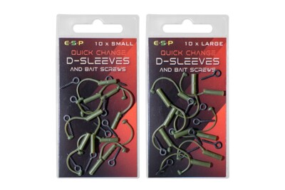 ESP Quick Change D Sleeves and Bait Screws - D rig kickers - Small ...
