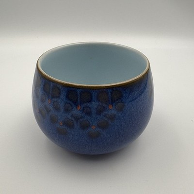 Denby Midnight Blue Stoneware Sugar Bowl, 9cm Vintage 1990s ...