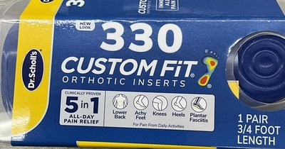 Dr. Scholl's CF 330 Custom Fit Orthotic Inserts Dr Scholls CF330 NEW ...