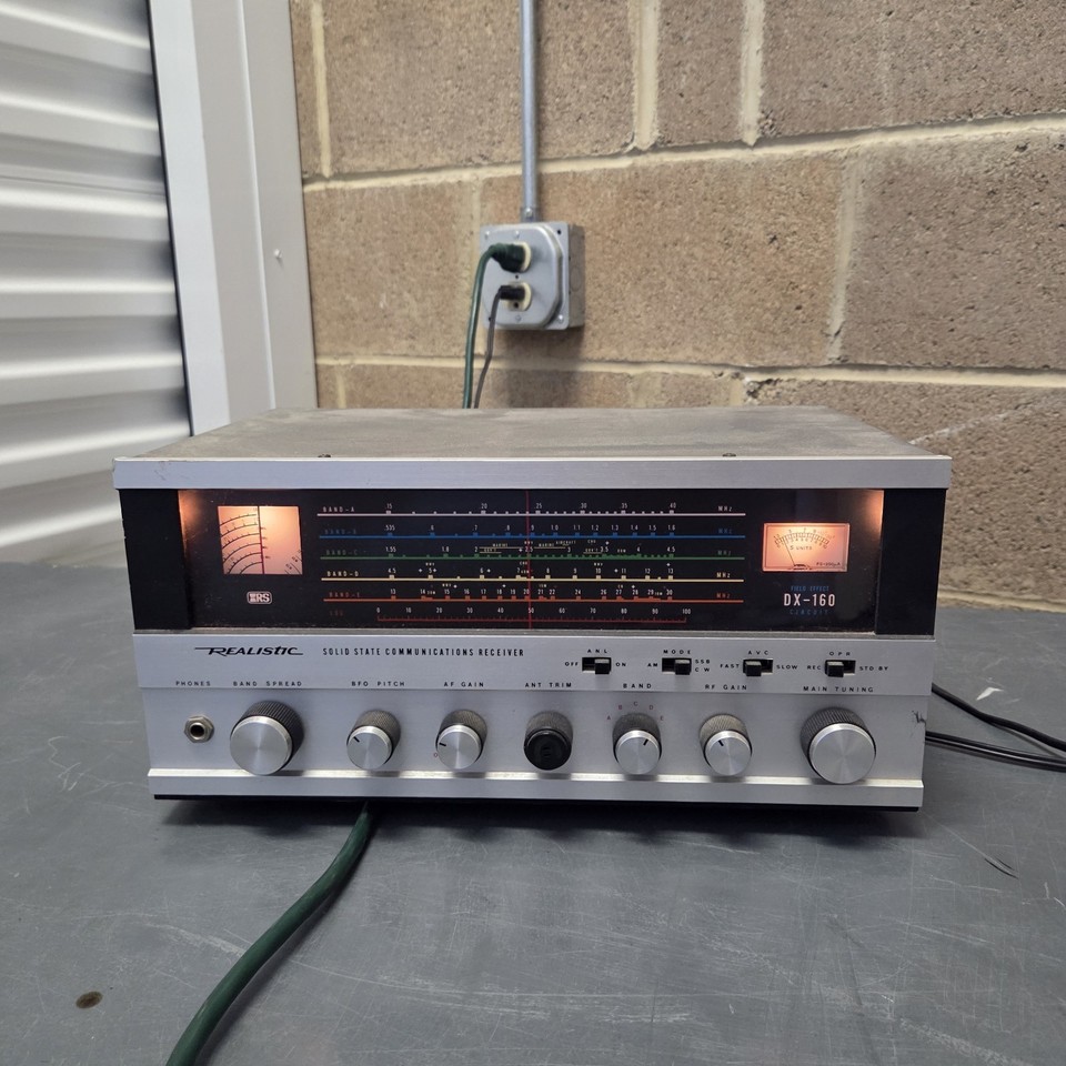 Realistic DX-160 Receiver, Solid State Radio, Communication Receiver ...