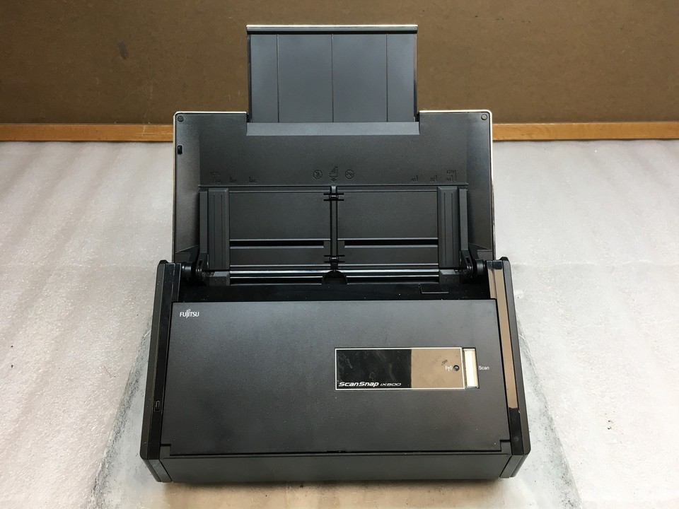 Fujitsu Scan Snap iX500 Scanner USB Wifi Scans Double-sided Photos IDs ...