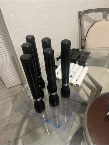 6 Maglite RL1019 Rechargeable LED Flashlights with batteries READ ...