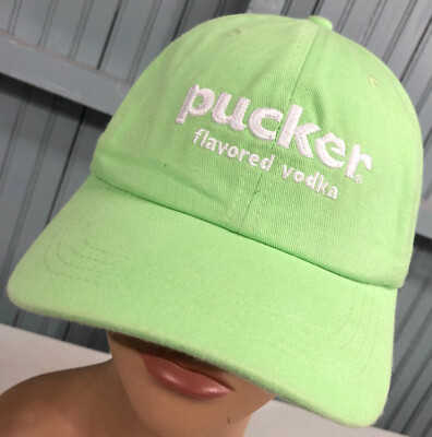 Apple Green Pucker Vodka Booze Adjustable Baseball Cap Hat | eBay