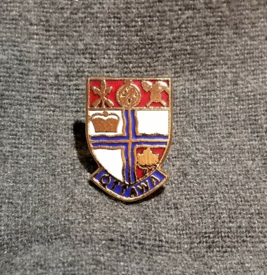 LMH PINBACK Tie Lapel Pin OTTAWA Coat of Arms Crest CANADA Canadian ...