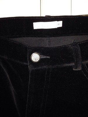 Chaiken Velvet Jewel Button Pants Size 4 | eBay