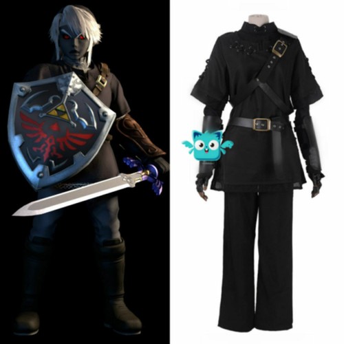 The Legend of Zelda Dark Link Uniform Cosplay Costume custom made ...