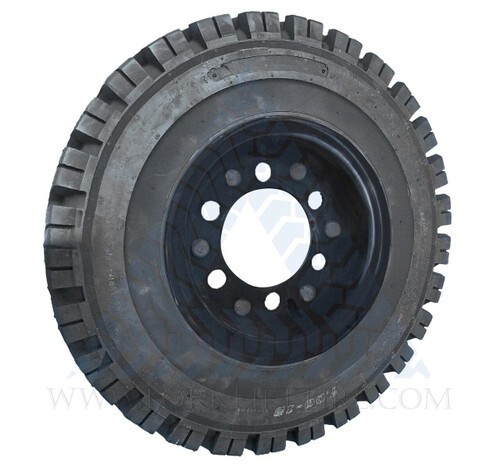 700x12 FORKLIFT SOLID TIRE WHEEL ASSEMBLY 70012 12x5 6-HOLE RIM | 1X ...