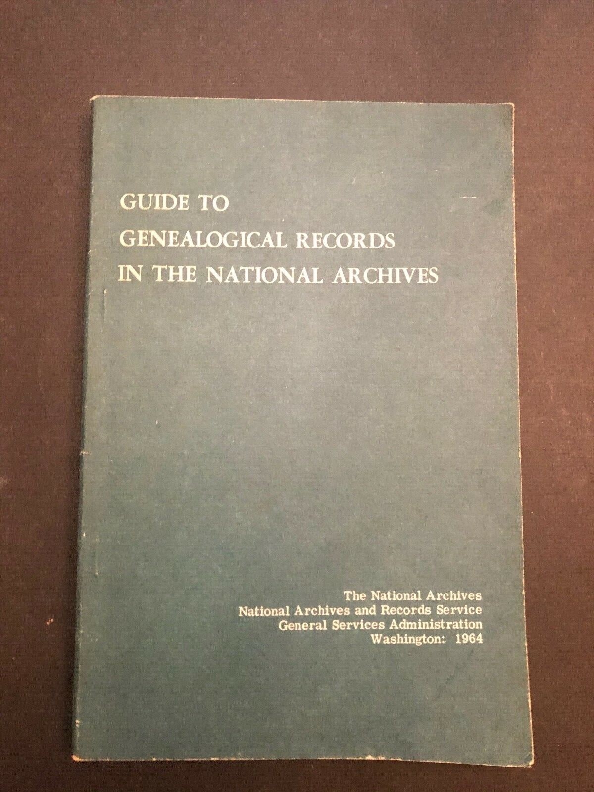 Guide to Genealogical Records in the National Archives 1964 Meredith ...