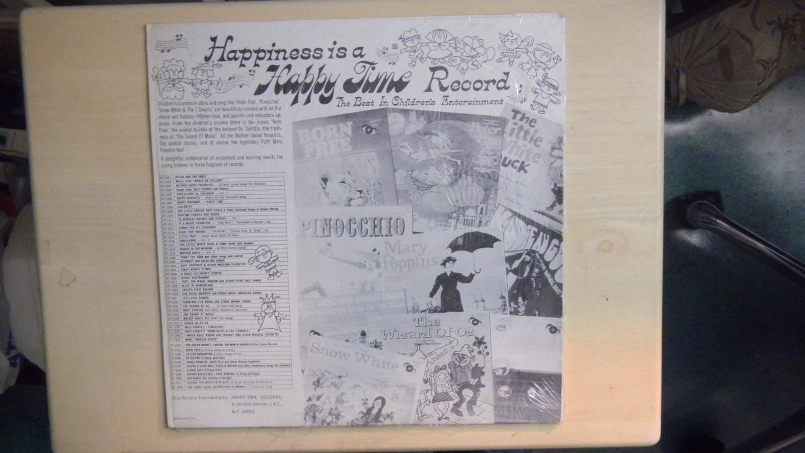 Happy Time Records ALPHABET AND COUNTING SONGS LP 60s | eBay