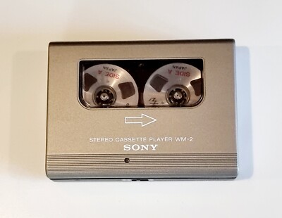 SONY WALKMAN WM-2 WM2 STEREO CASSETTE PLAYER Collectable retro | eBay UK