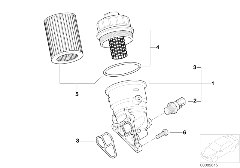 Mini Genuine Oil-filter Element Set R50 R52 R53 11427512446 for sale ...