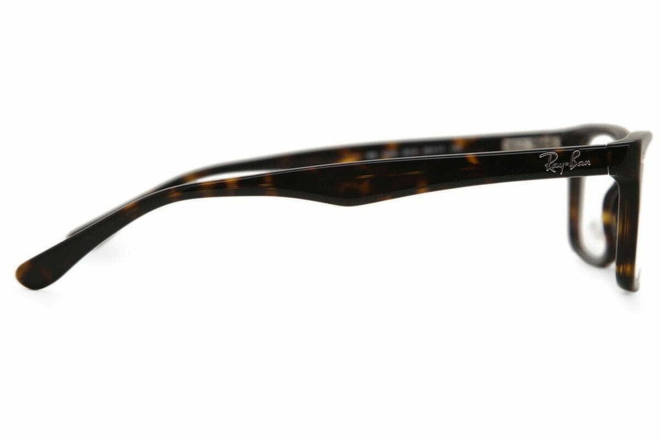 Unisex Ray-Ban RX5228 2012 Square Eyeglass Frames - Dark Havana, 55mm ...