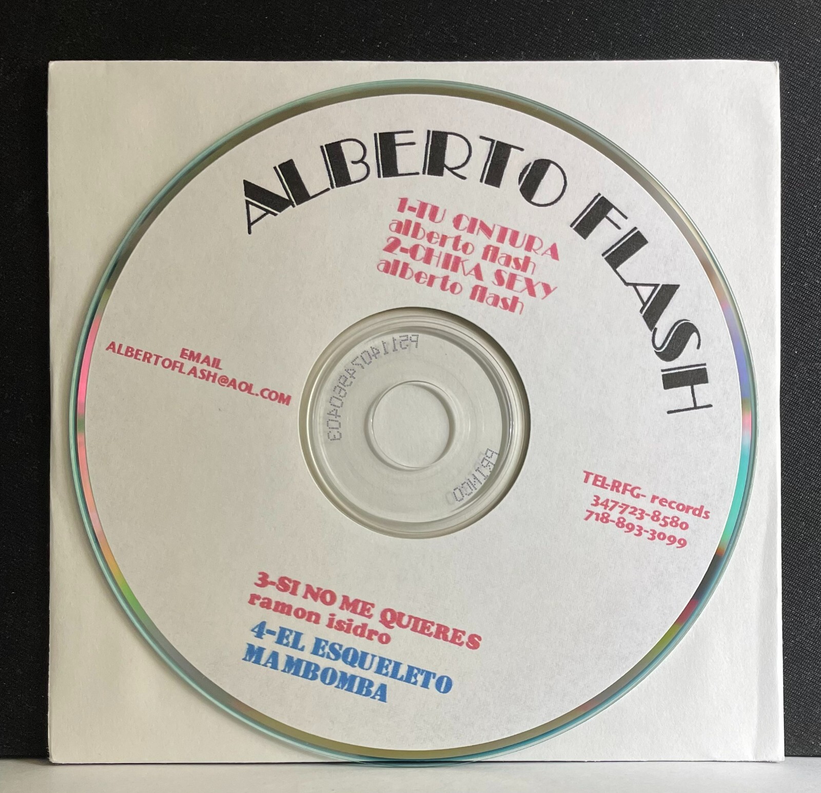 Alberto Flash **- Tu Cintura(CDr, Single, Promo) | eBay