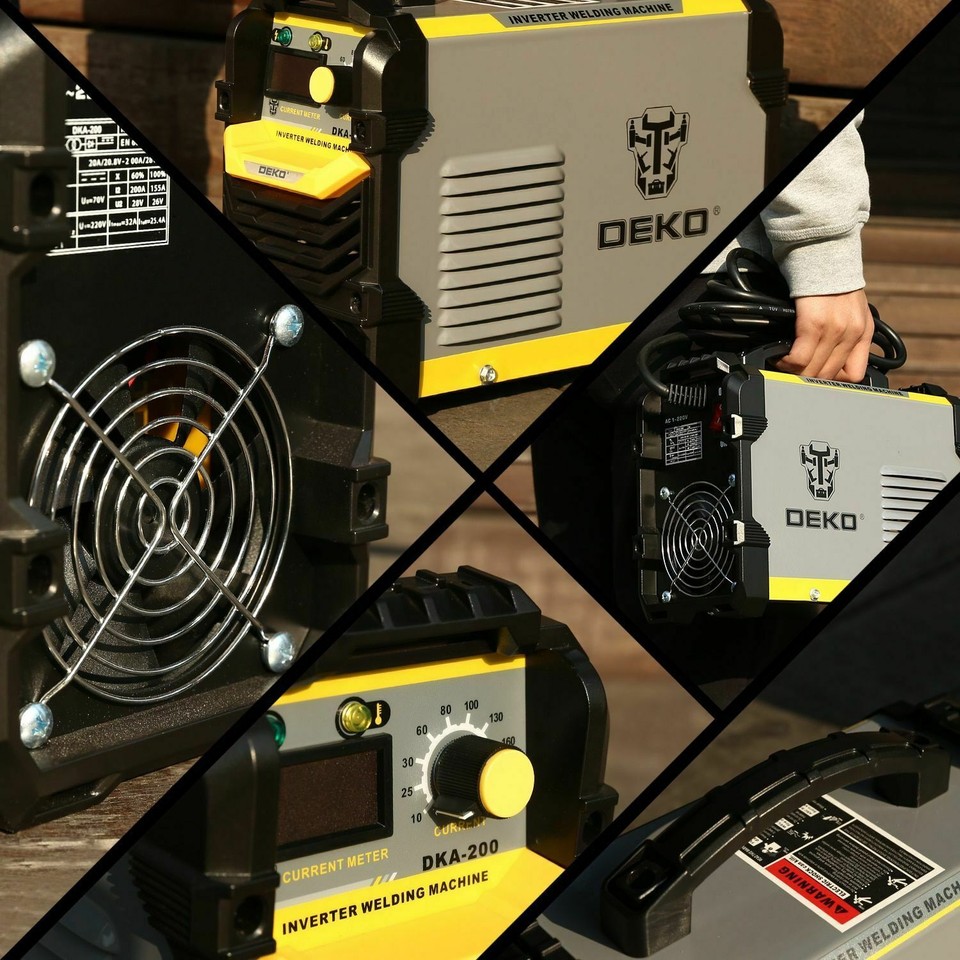 DEKO DKA Series 4.1KVA Inverter Arc Electric Welding Machine 220V MMA ...