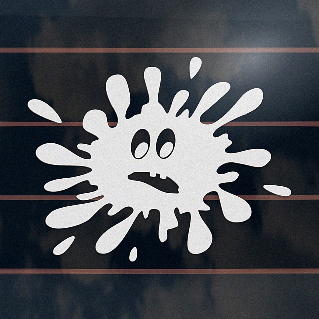 BUG SPLAT Sticker 115mm funny decal bumper window vinyl laptop decal ...