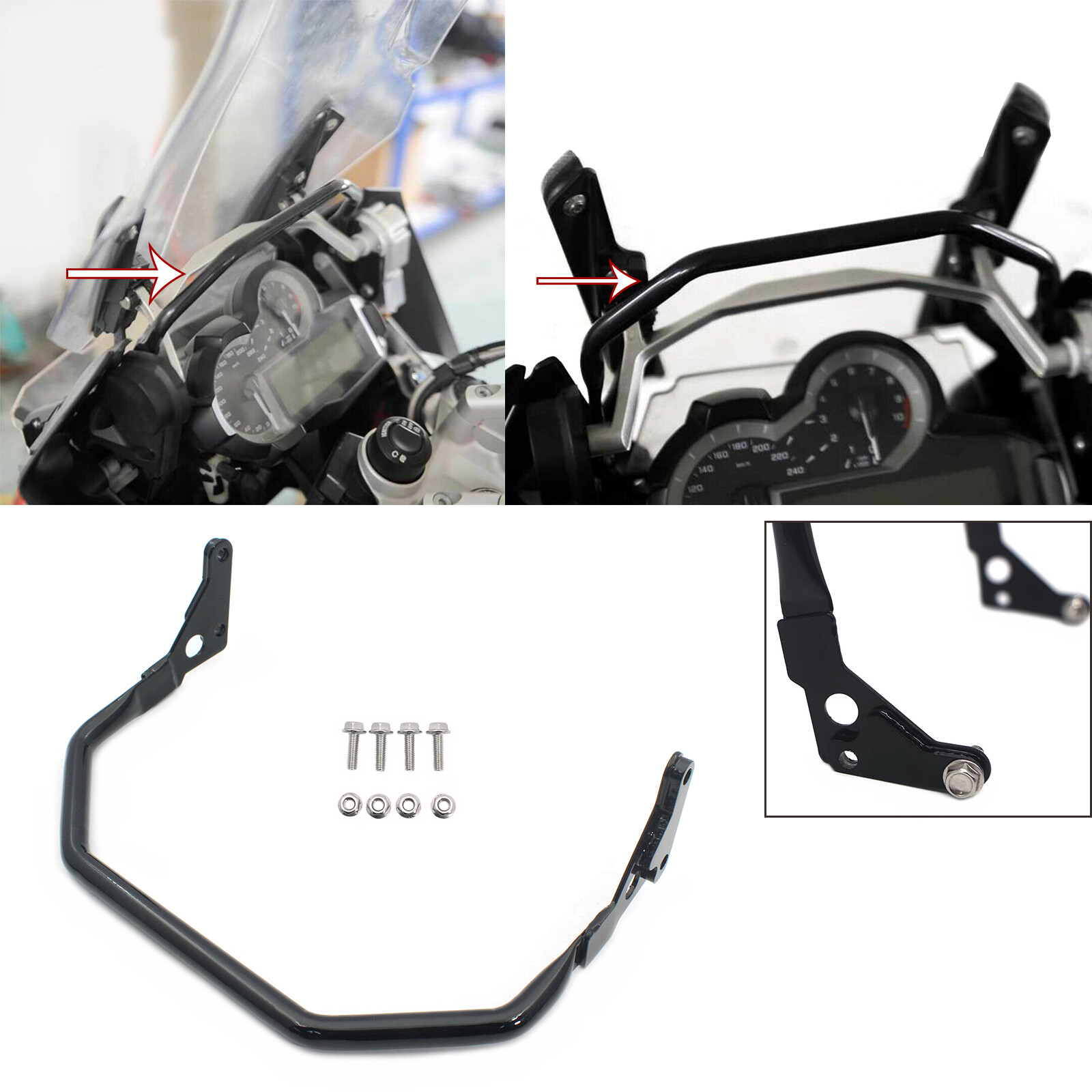 GPS Phone Navigation Upper Bracket Holder Support For BMW R1200GS LC ...