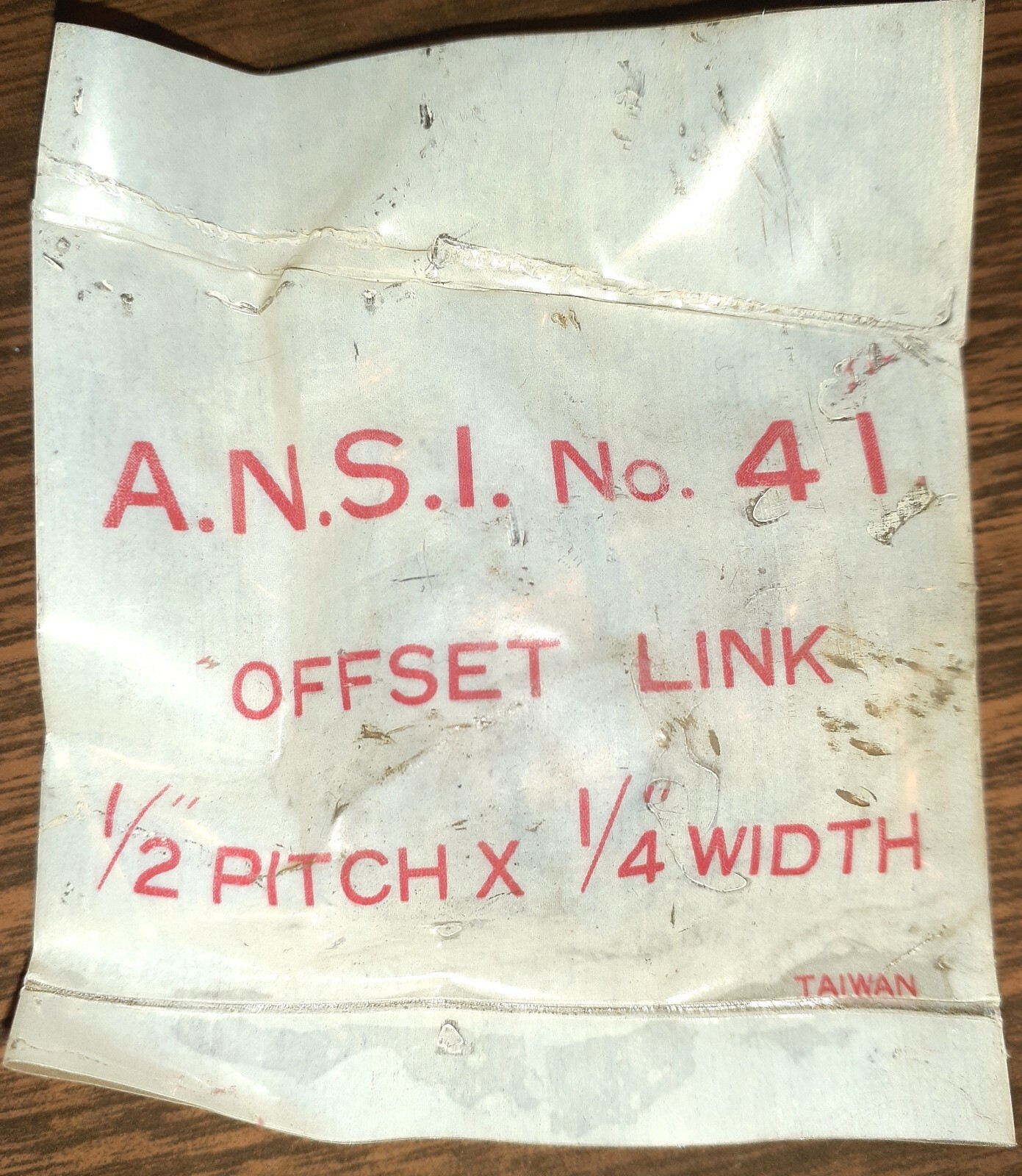 Vintage NOS Offset 41 Chain Master Link A.N.S.I. Motorcycle Dirtbike Go ...