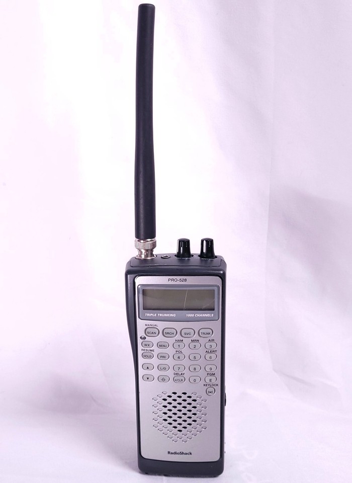Radio Shack Pro-528 Triple Trunking Scanner & Manual Fully Functional ...